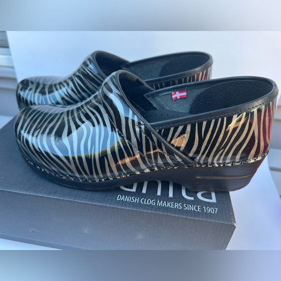 Sanita | Shoes | Sanita Zebra Clog Size 42 Nib | Poshmark